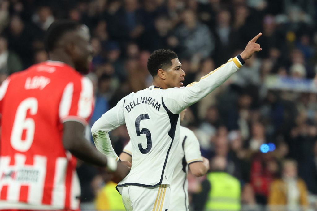 Bellingham, com nova função, lidera participação em gols do Real Madrid ...