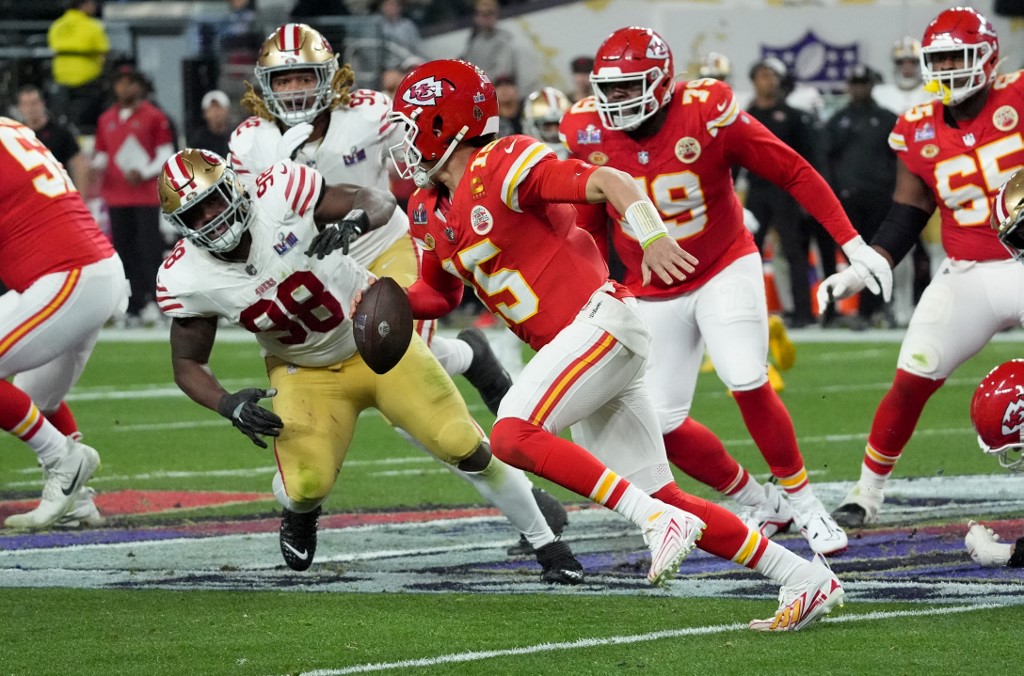 Veja fotos da partida entre Kansas City Chiefs e 49ers no Super Bowl ...