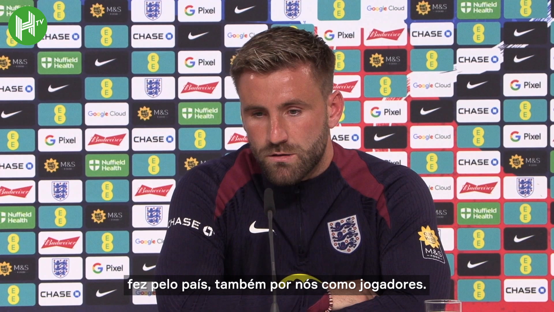Zagueiro da Inglaterra, Shaw defende Southgate de críticas: "Nós o amamos" - Gazeta Esportiva