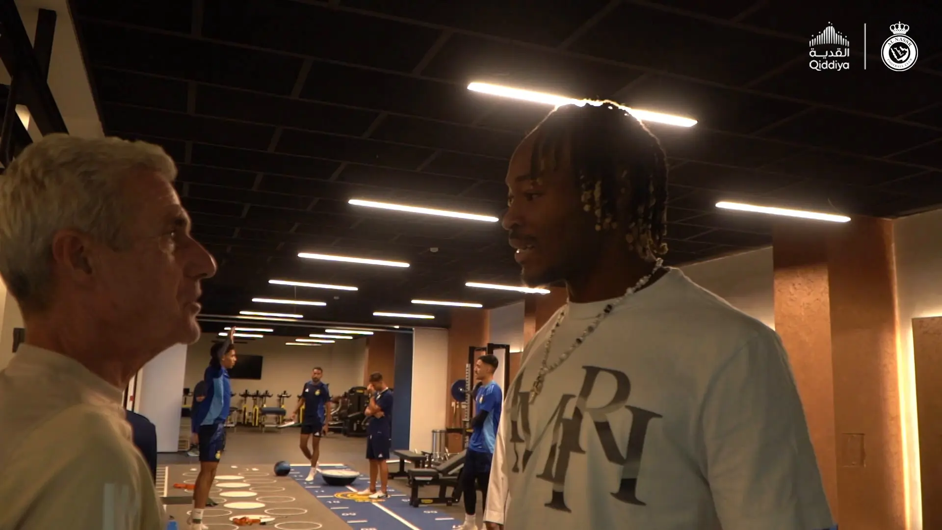 Bastidores da chegada e primeiro treino de Ângelo no Al-Nassr - Gazeta ...