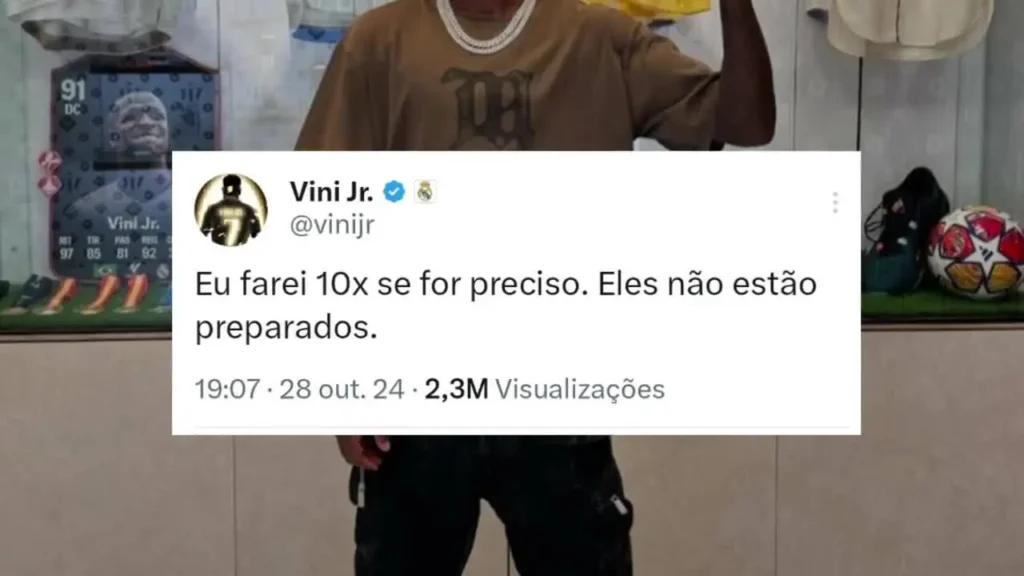 “Farei 10x se for preciso!” Vini Jr se pronuncia após perder a Bola de Ouro - Vídeos - Gazeta ...
