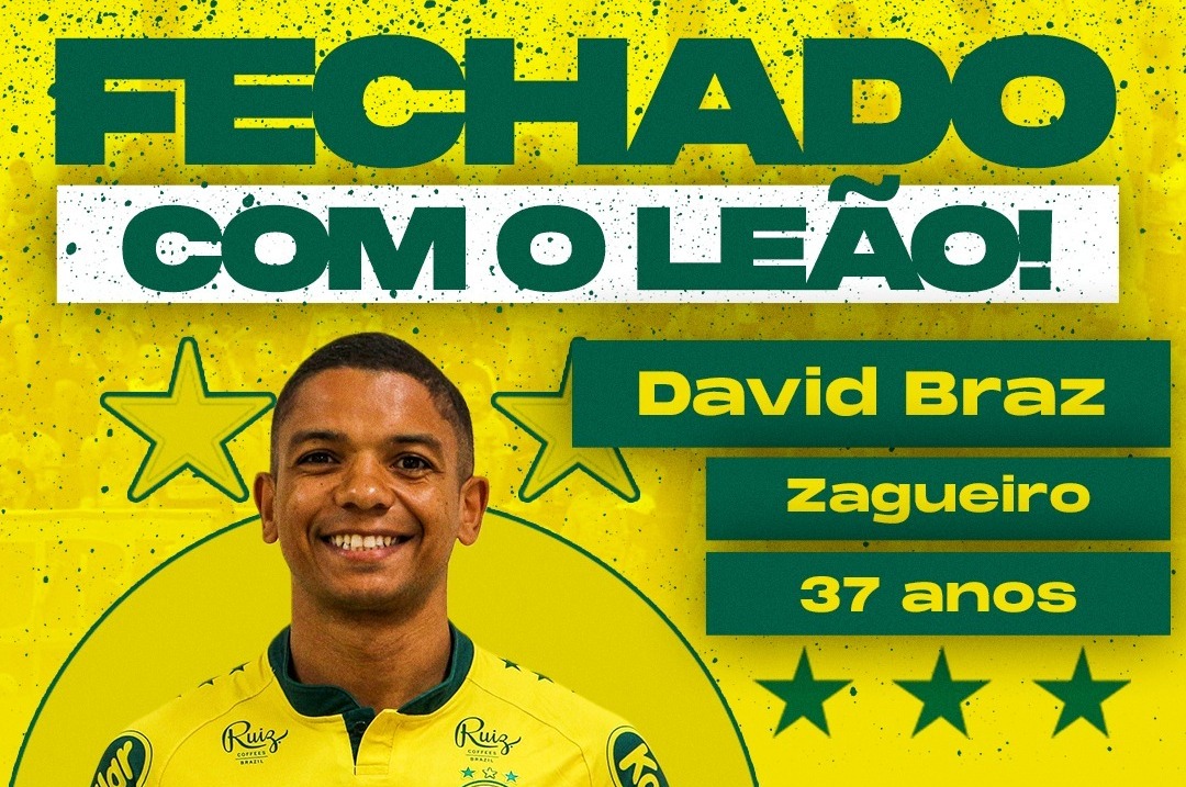 Mirassol anuncia contratação de David Braz, ex-Santos