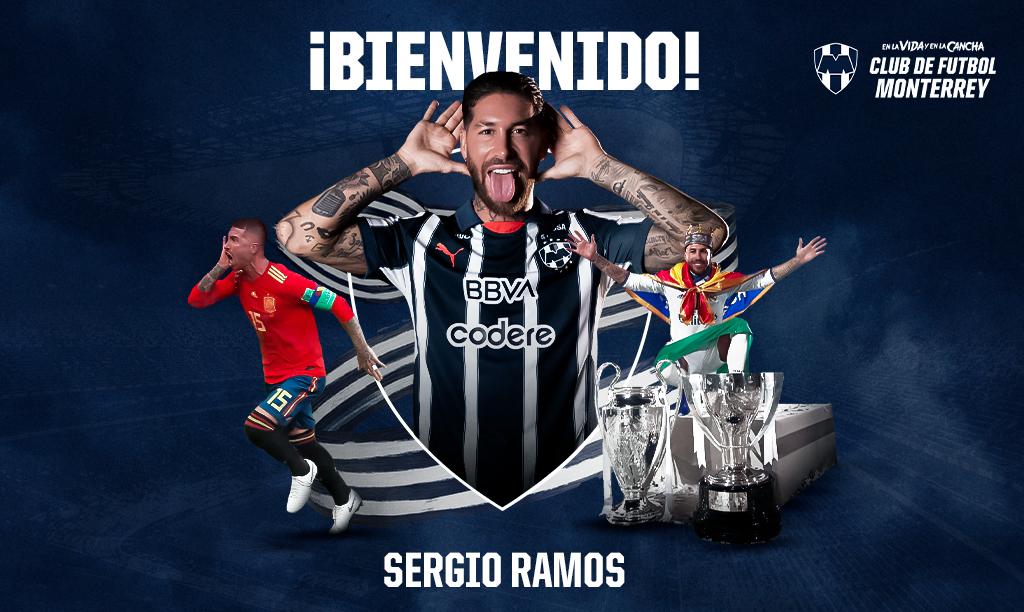 É oficial! Sergio Ramos é anunciado como o novo zagueiro do Monterrey ...