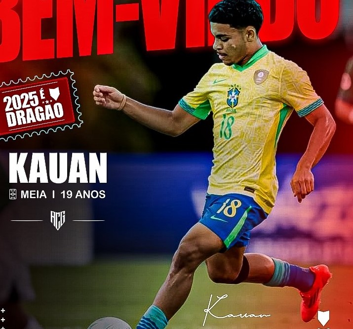 Atlético-GO anuncia o meia Kauan Rodrigues, ex-Fortaleza - Gazeta Esportiva