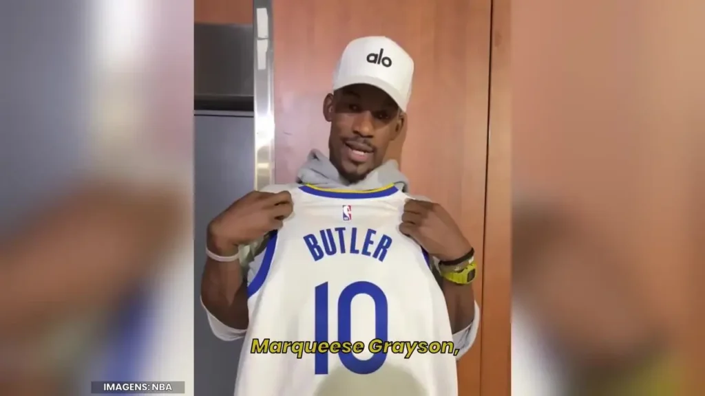 Parças! Jimmy Butler explica escolha pela camisa 10 no Warriors ...