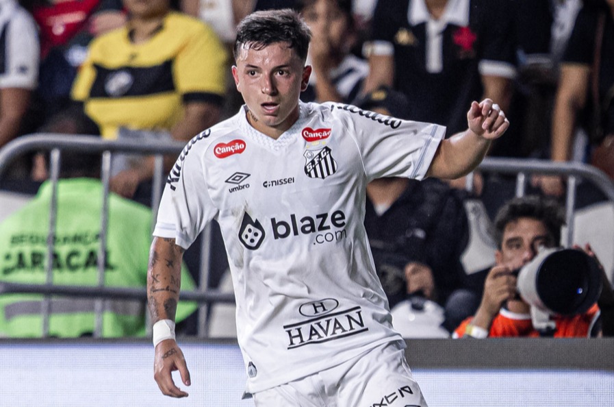 Barreal volta a marcar após jejum e mira sequência no Santos