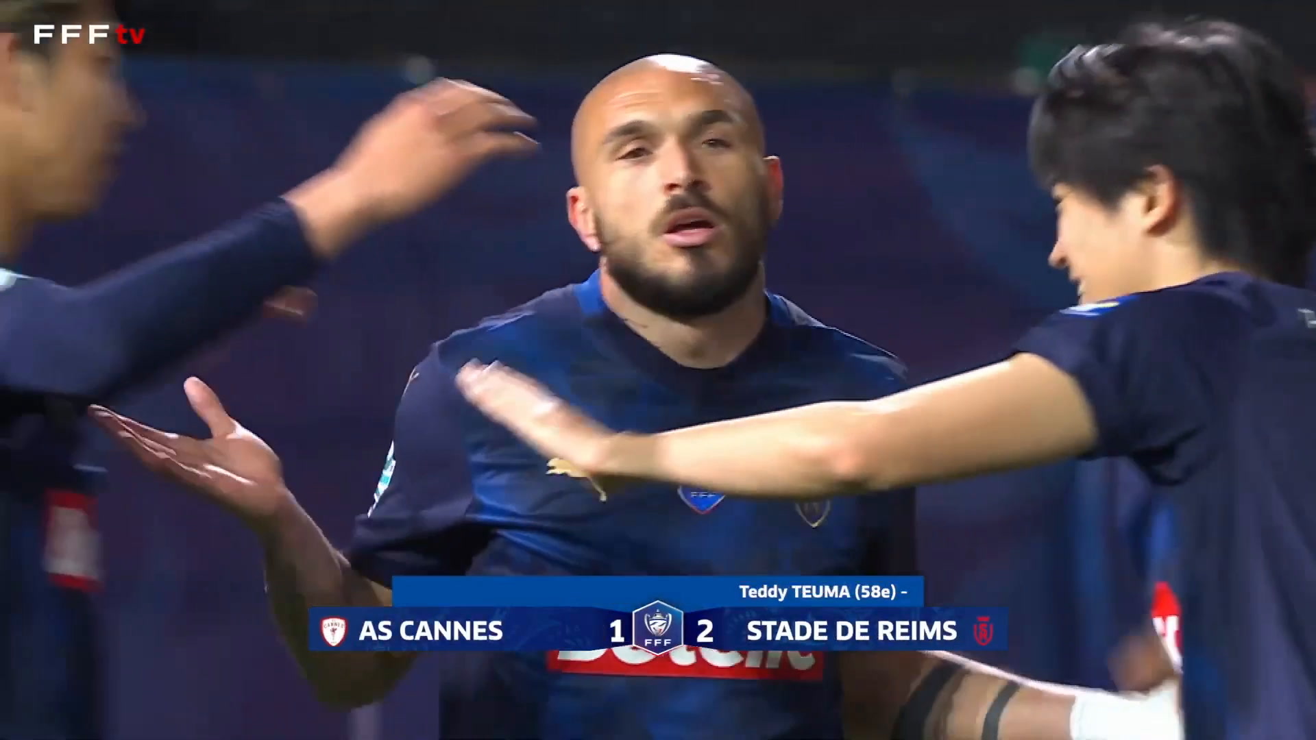 Teddy Teuma marca gol da vitória do Reims na semifinal da Copa da ...