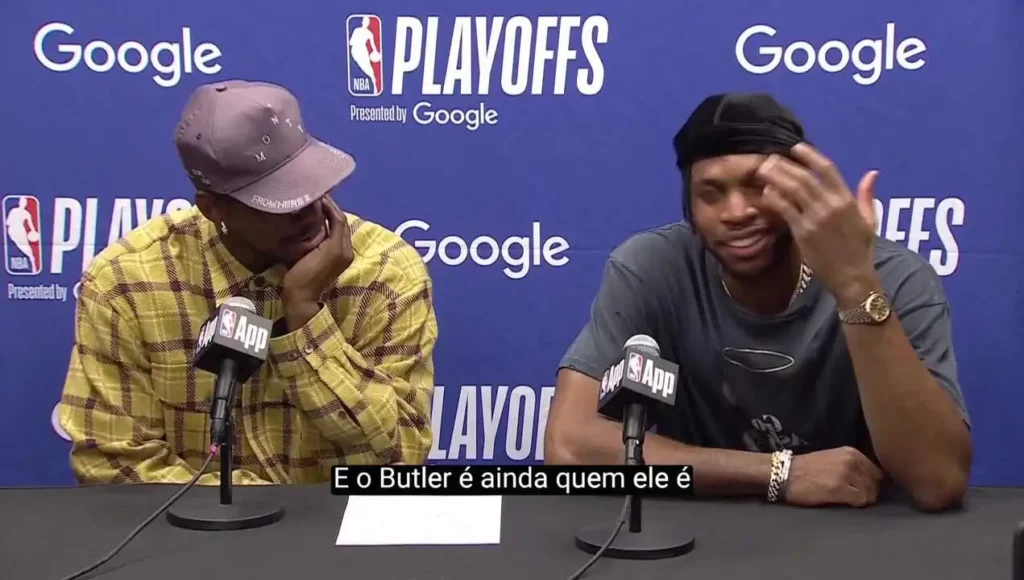 Buddy Hield arranca risadas de Jimmy Butler e jornalistas após vitória ...