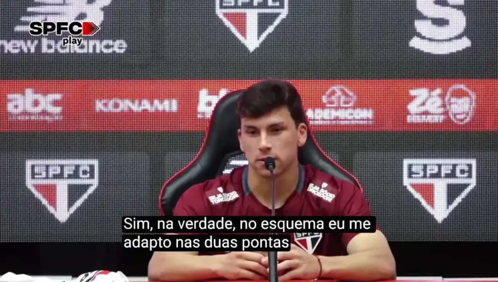 Ponta? Ala? Tapia destaca quais posições poderá atuar com Crespo no São ...