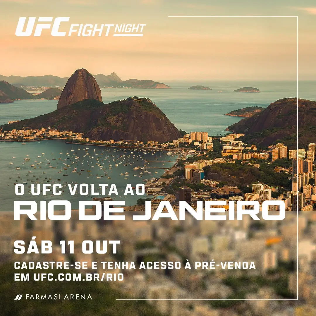 UFC Fight Night é anunciado no Rio de Janeiro - Gazeta Esportiva