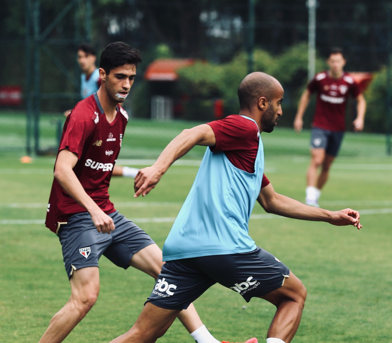 Com Lucas, São Paulo encerra preparação para enfrentar o Vitória ...