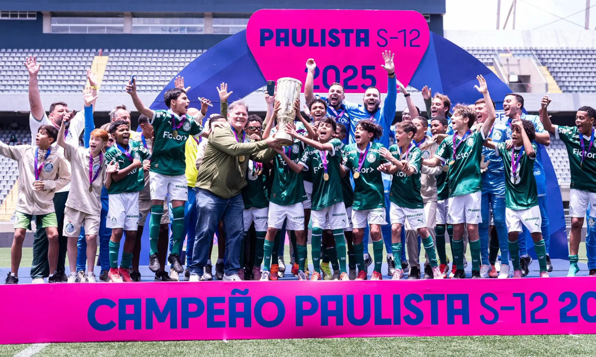Palmeiras vence o Corinthians e conquista o Campeonato Paulista sub-12 ...