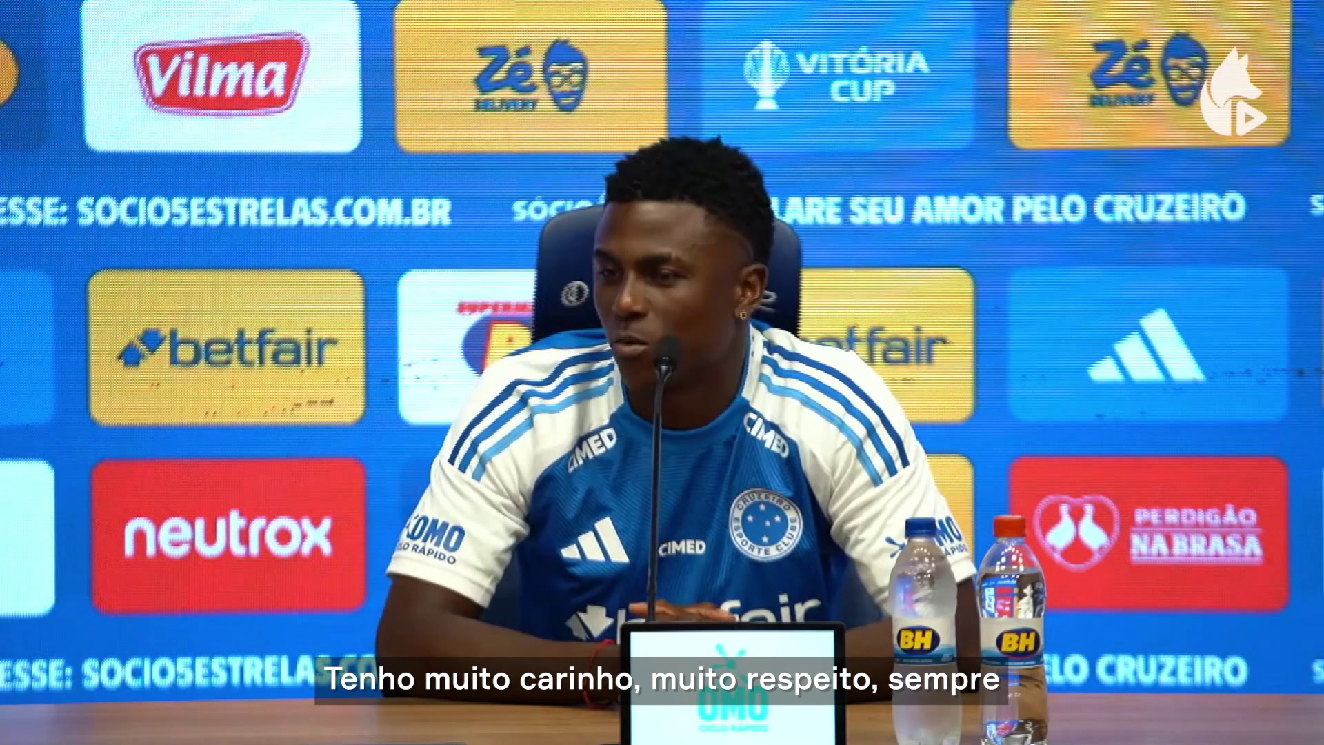 Néiser Villarreal faz primeiro treino com o Cruzeiro - Gazeta Esportiva