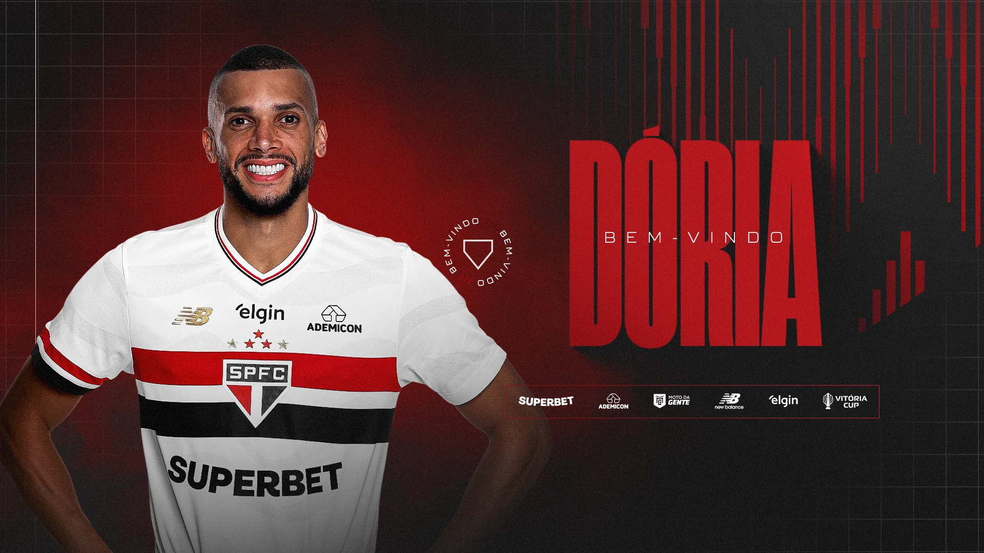 São Paulo anuncia retorno do zagueiro Dória após 11 anos