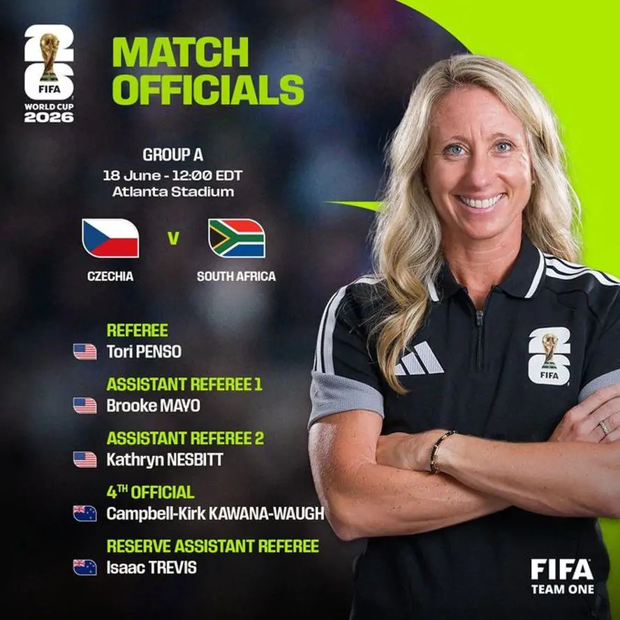 Fifa define trio de arbitragem feminino para República Tcheca x África ...