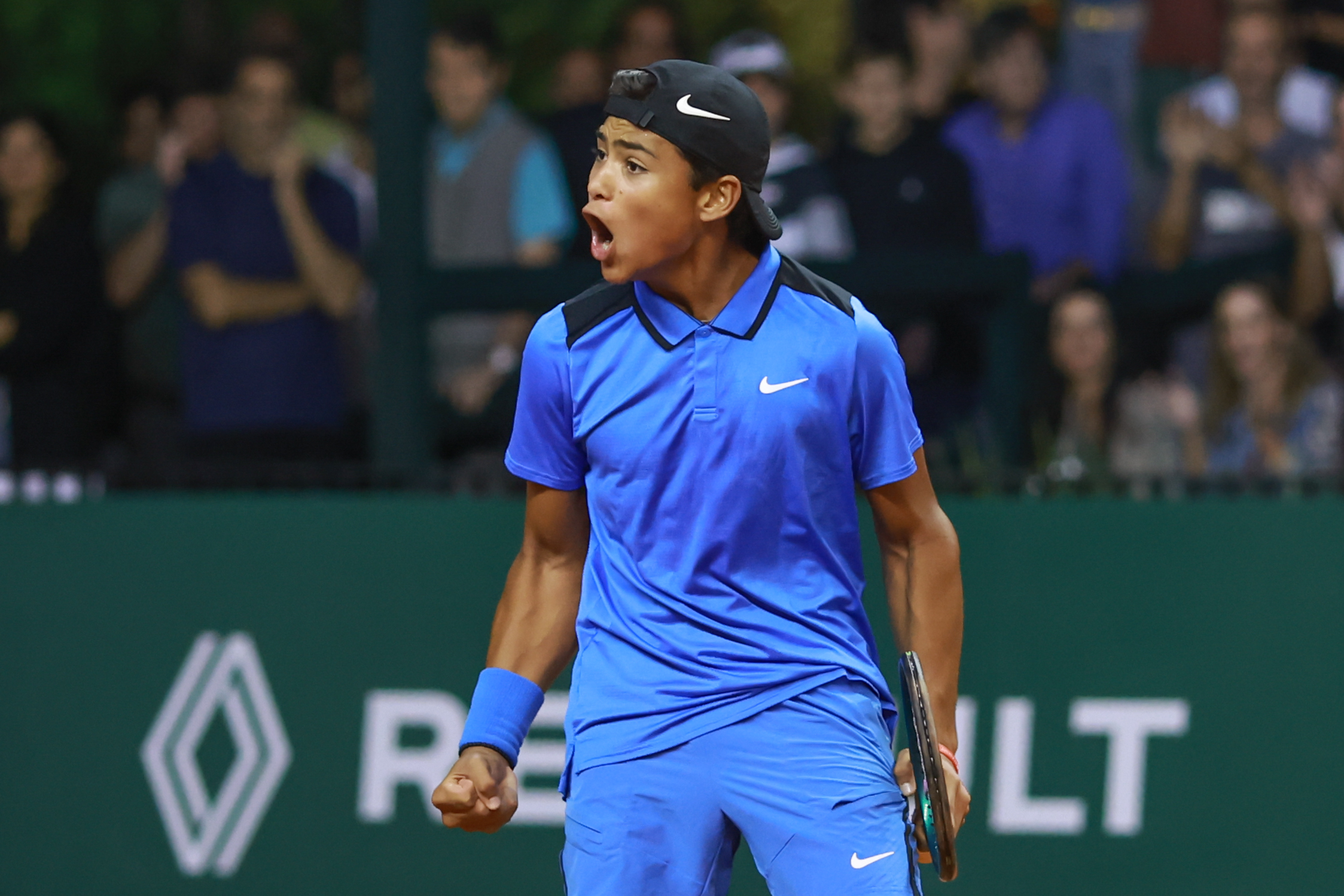 Nauhany Silva e Luis Augusto Miguel na final do Roland-Garros Junior Series