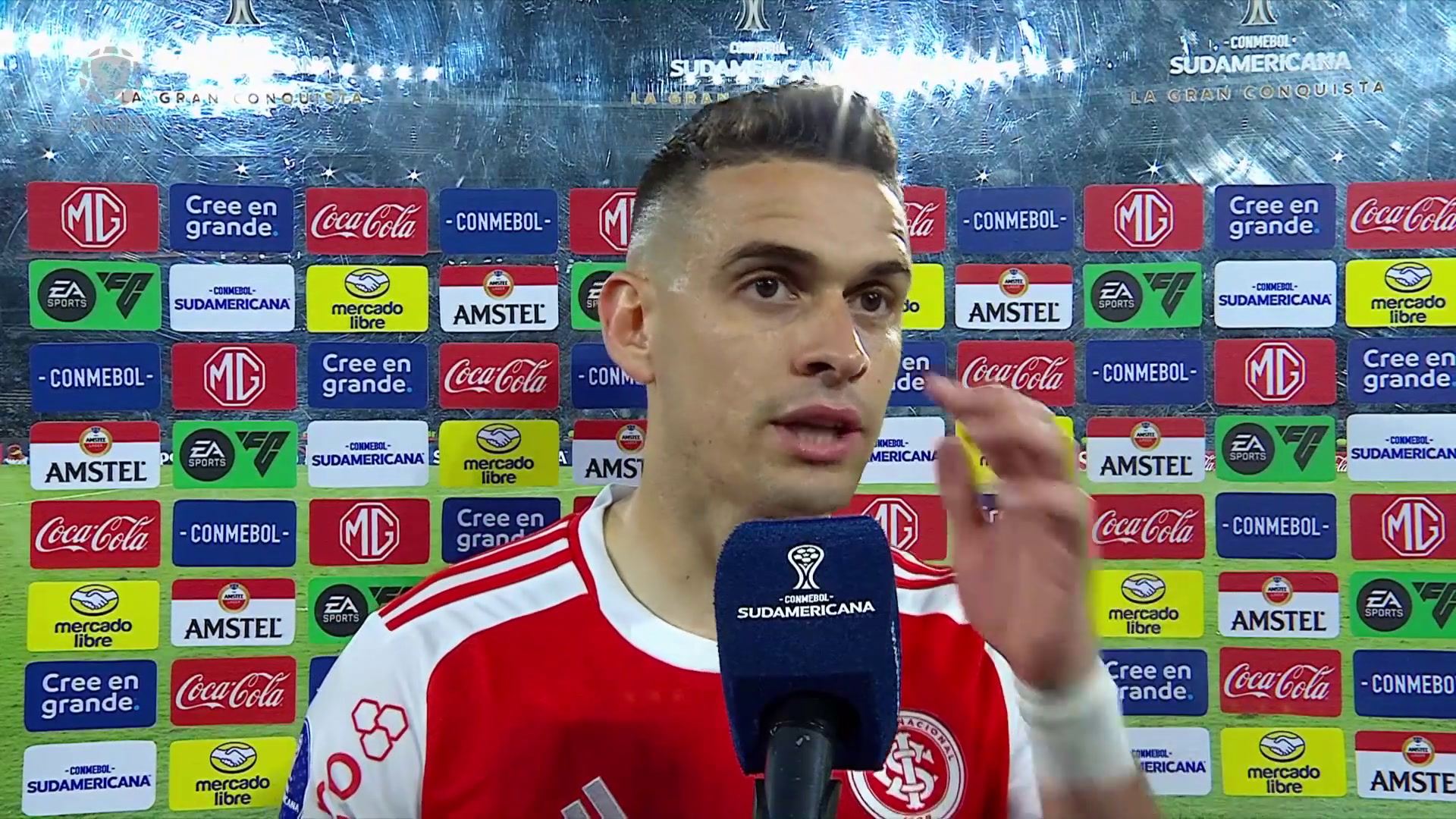 Borré comenta empate do Internacional e gol perdido na estreia da Sul ...