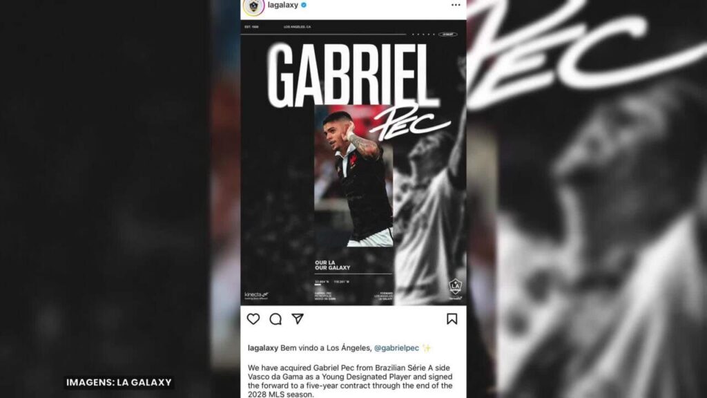Oficial! Los Angeles Galaxy anuncia compra de Gabriel Pec; veja ...