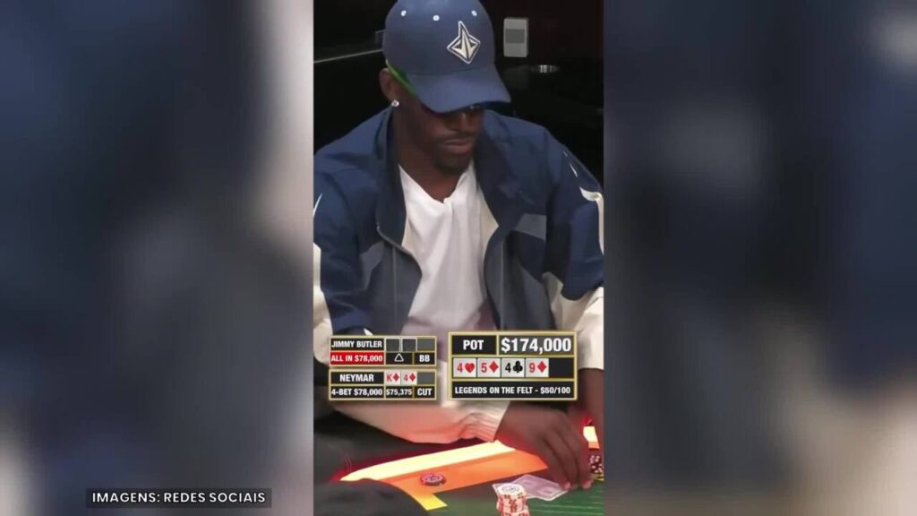Neymar perde pote 939 mil para Jimmy Butler no Poker; veja - Vídeos ...