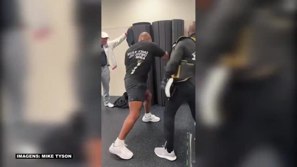 Dia 1! Tyson mostra início de preparação para encarar Jake Paul ...