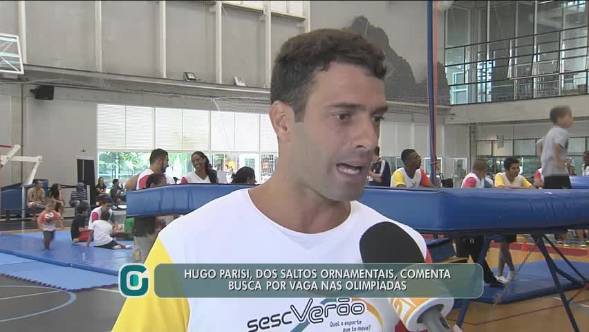 Hugo Parisi, atleta dos saltos ornamentais, comenta busca por vaga nas ...