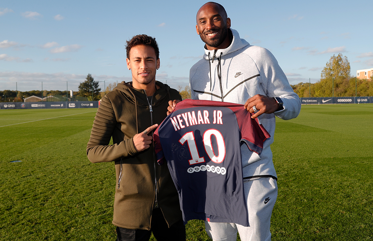 Kobe Bryant vai a treino do PSG: veja fotos - Gazeta Esportiva