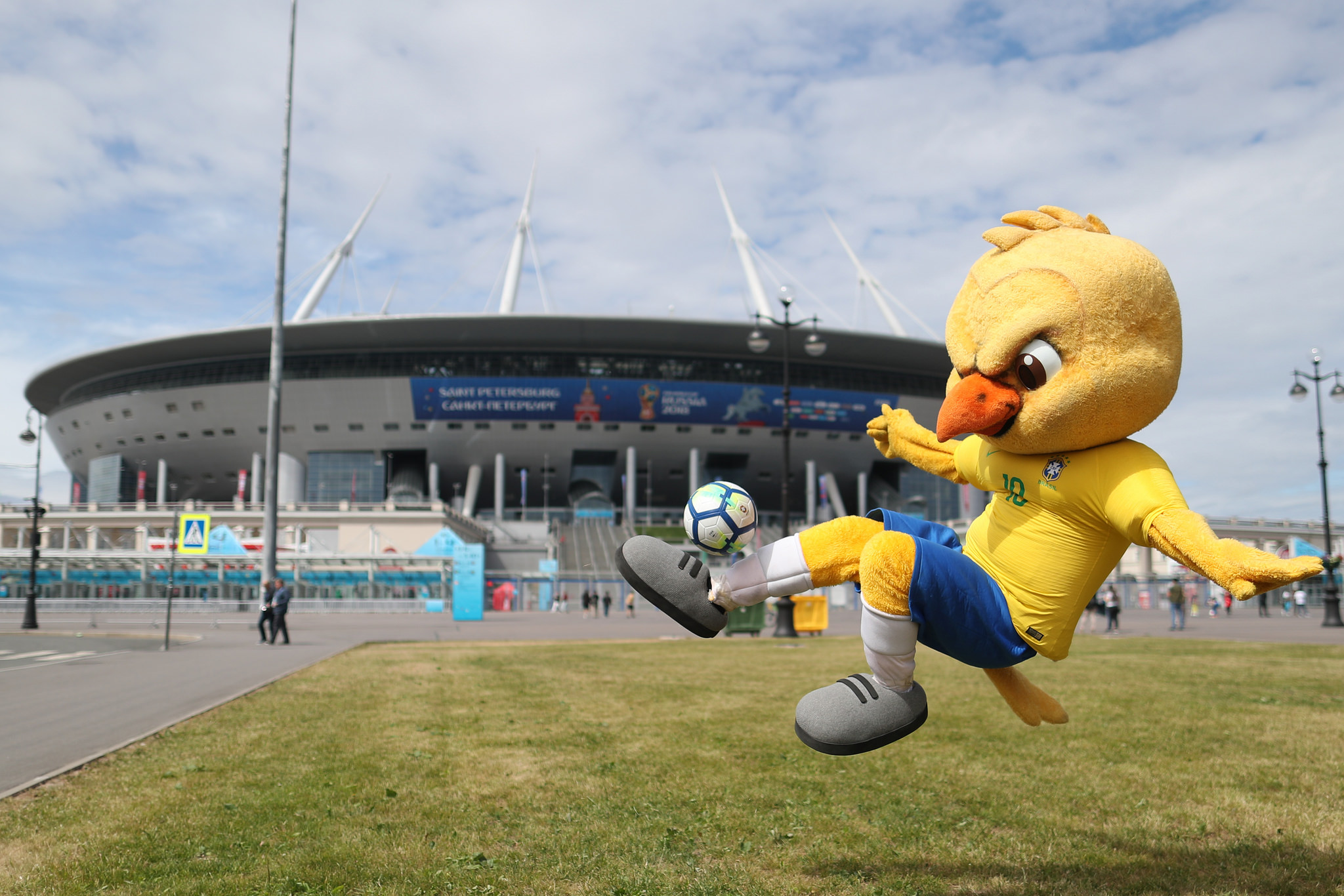 Veja fotos do Canarinho Pistola, mascote da Seleção Brasileira - Gazeta ...