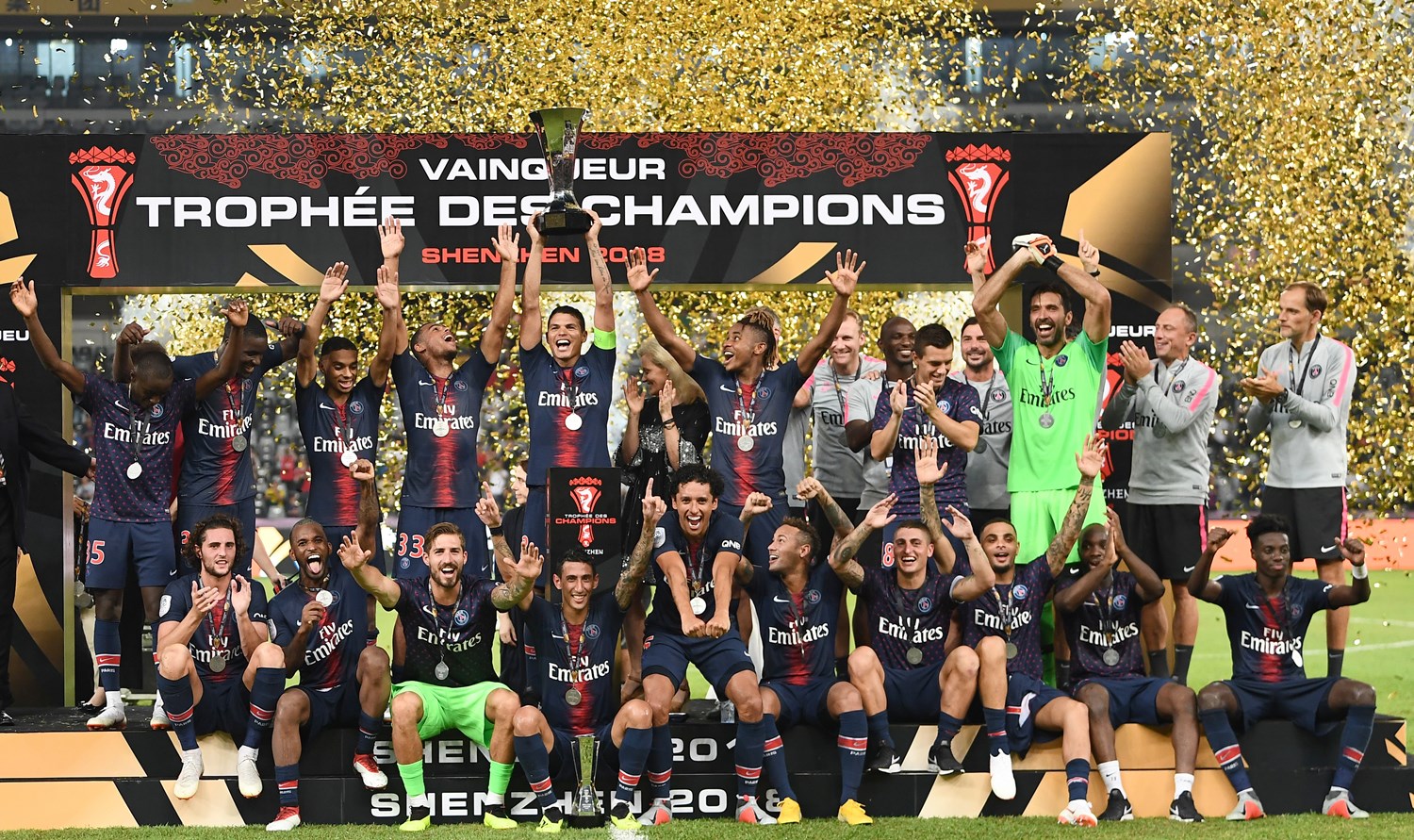 Veja as fotos de PSG x Monaco na decisão da Supercopa da França ...