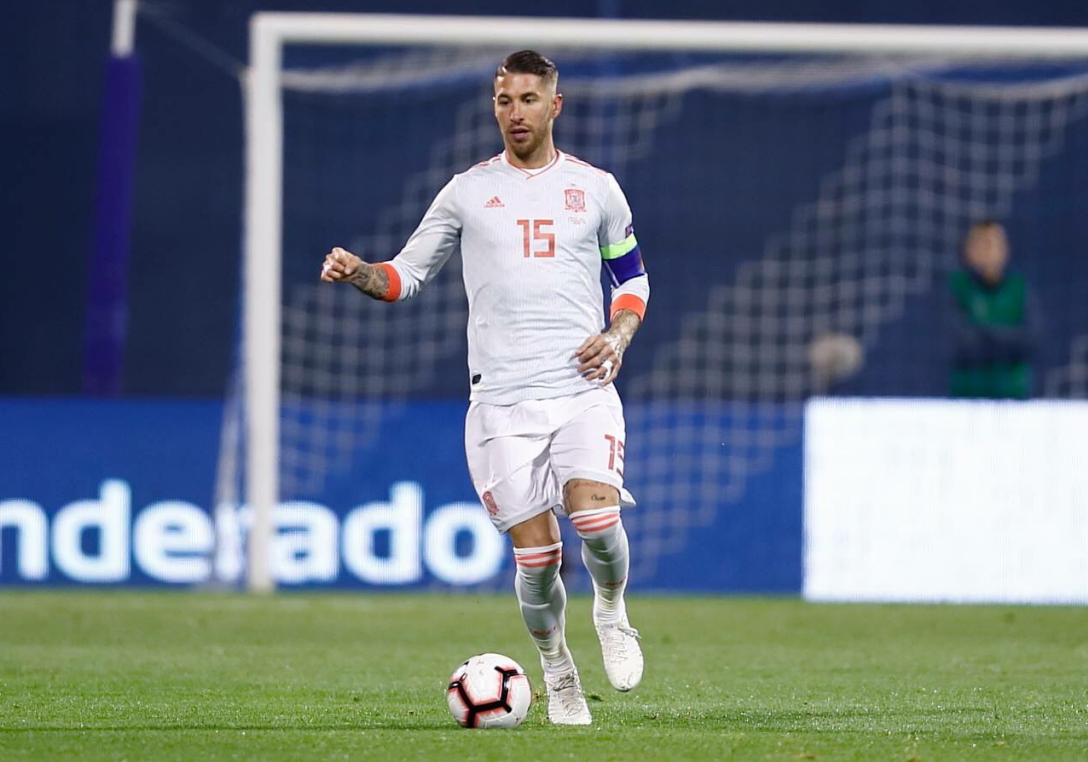 Com sobrecarga muscular, Sergio Ramos desfalca Espanha em amistoso ...