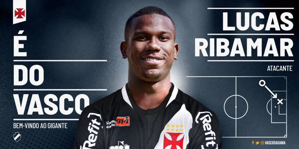Vasco anuncia a contratação do atacante Lucas Ribamar - Gazeta Esportiva