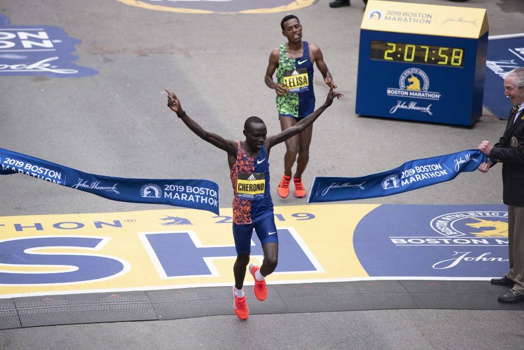 Lawrence Cherono vence Maratona de Boston nos metros finais - Gazeta ...