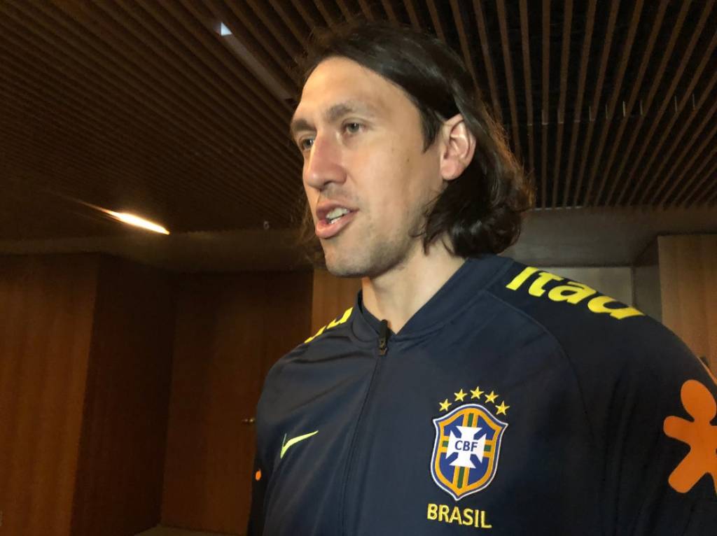 Cássio se apresenta à Seleção Brasileira em Brasília - Gazeta Esportiva