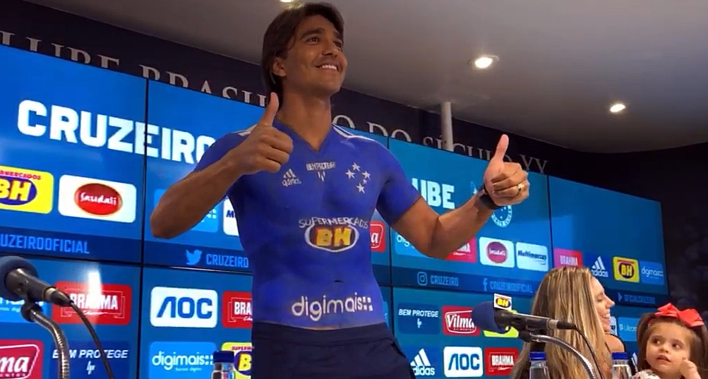 Sempre deixei tudo pelo Cruzeiro, diz Marcelo Moreno na apresentação ...