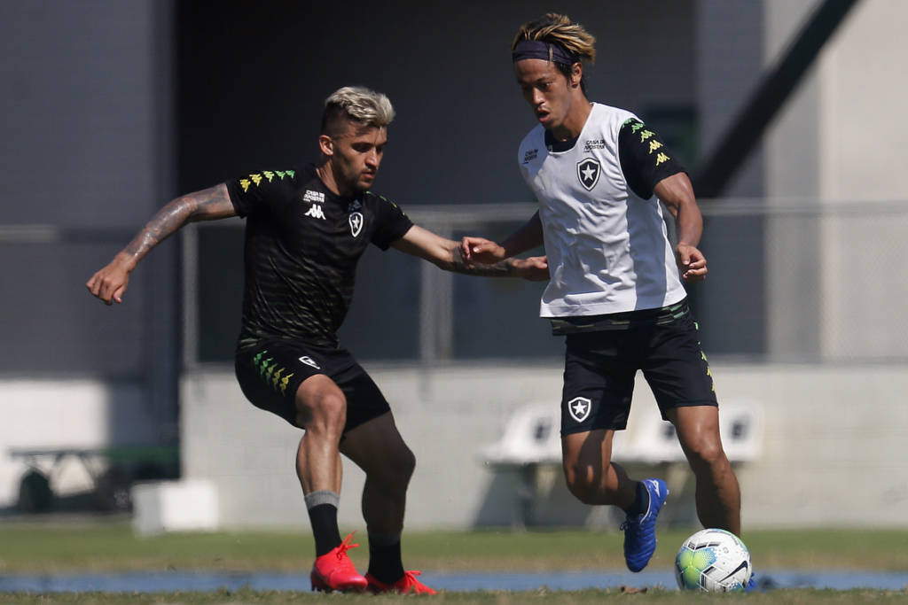 Veja imagens do treino do Botafogo no Engenhão - Gazeta Esportiva