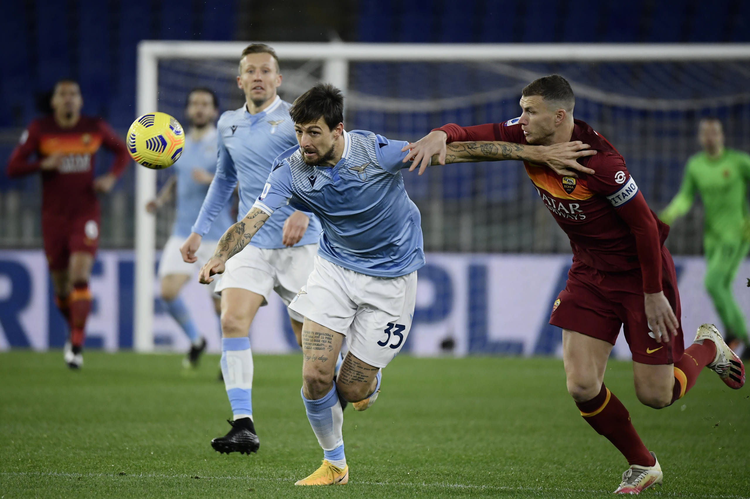 Confira fotos do clássico entre Lazio e Roma pelo Campeonato Italiano ...