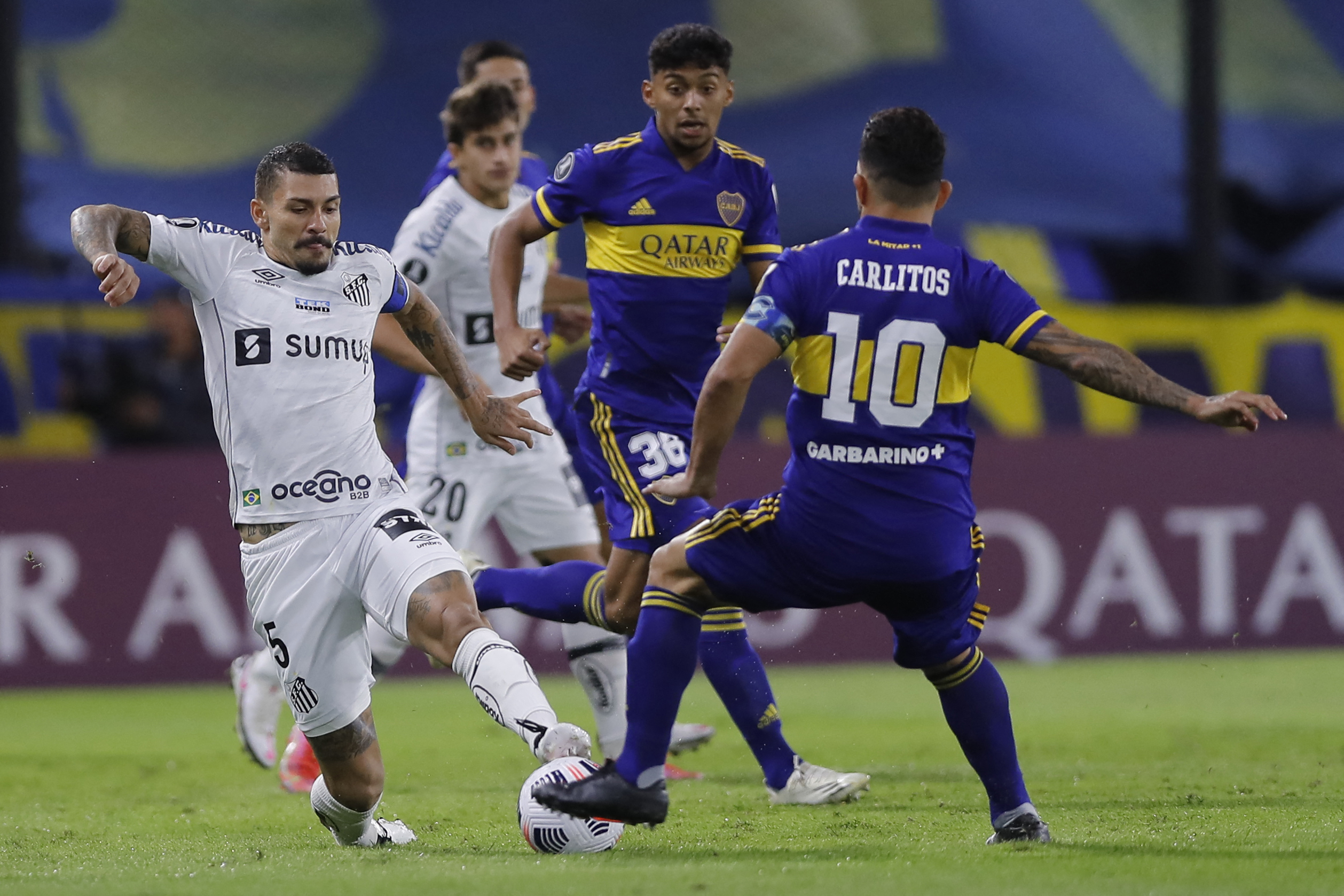 Veja as fotos da partida entre Boca Juniors e Santos pela Libertadores ...