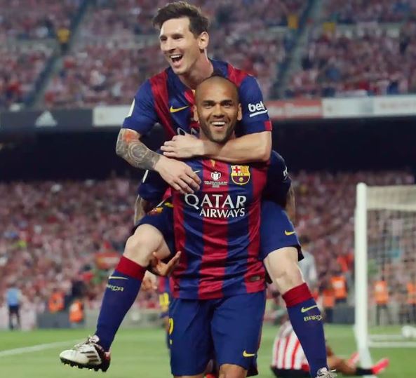 Citado por Messi, recordista Daniel Alves saúda ex-companheiro: “Pode ...