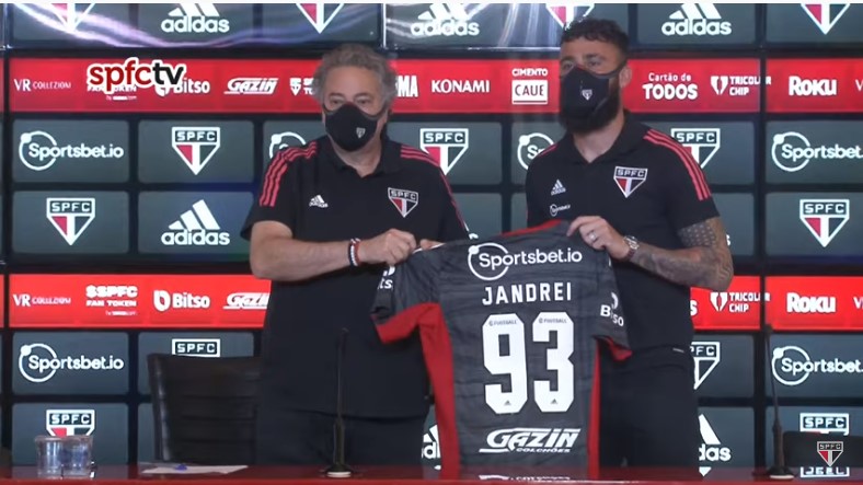 Poucos jogos nos últimos anos desafiam Jandrei no São Paulo
