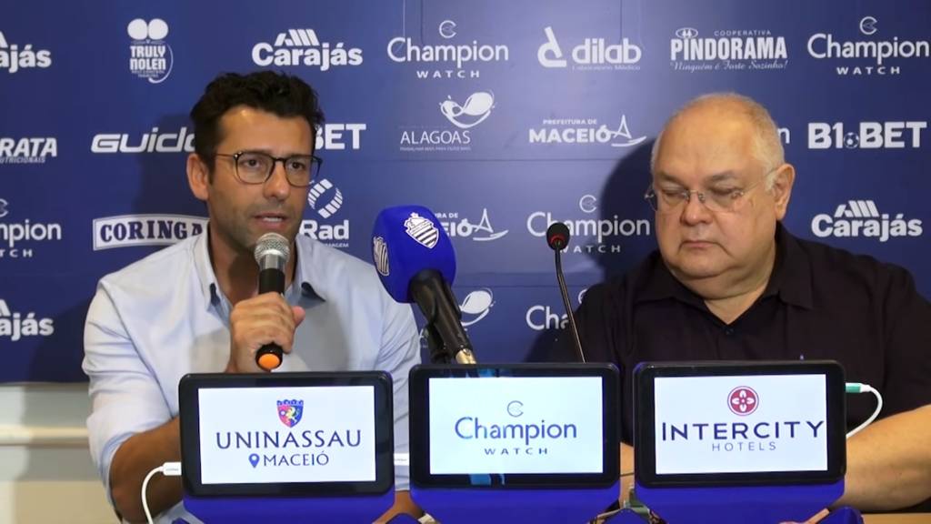 Alberto Valentim é apresentado pelo CSA e fala sobre brigar pelo acesso ...