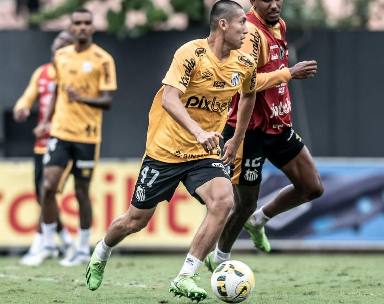 Miguelito treina no profissional do Santos e pode ser relacionado ...