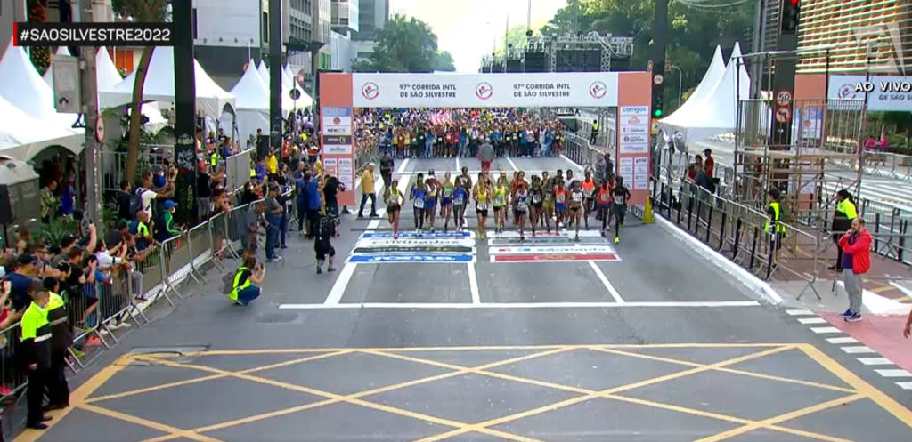 Confira como foi a largada da prova feminina da 97ª edição da Corrida ...