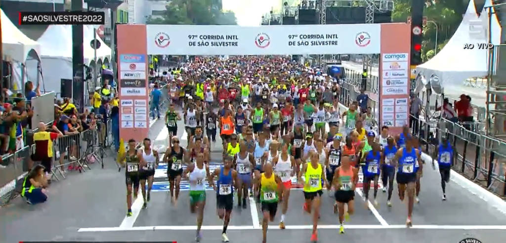 Confira como foi a largada da prova masculina da 97ª edição da Corrida ...