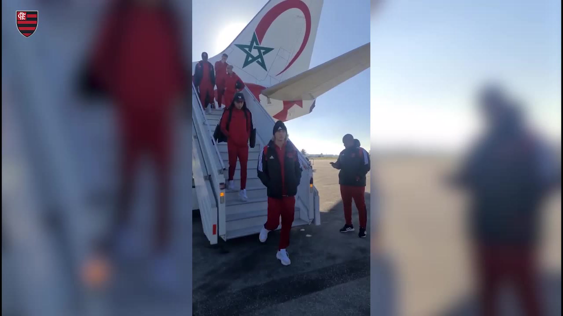 Confira chegada do Flamengo em Tânger para encarar Al-Hilal no Mundial ...