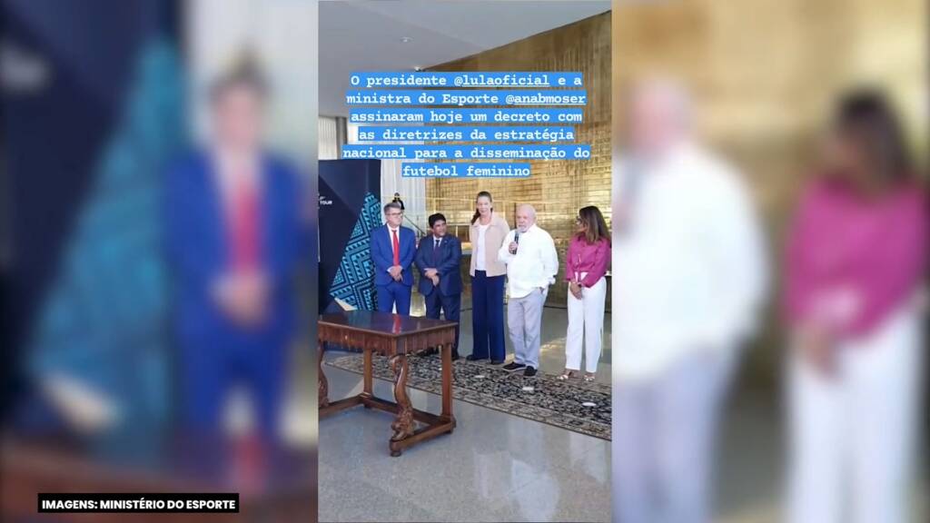 Governo assina decreto para incentivar futebol feminino e Lula destaca ...