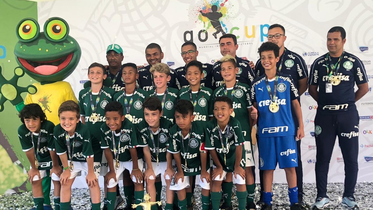 Sub-10 e sub-11 do Palmeiras estreiam no torneio de base GO Cup ...