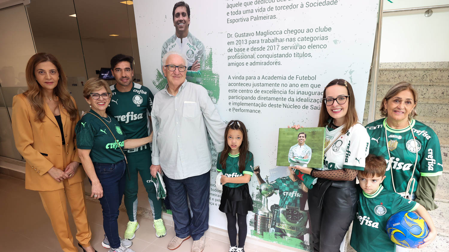 Veja fotos da homenagem do Palmeiras ao médico Gustavo Magliocca ...