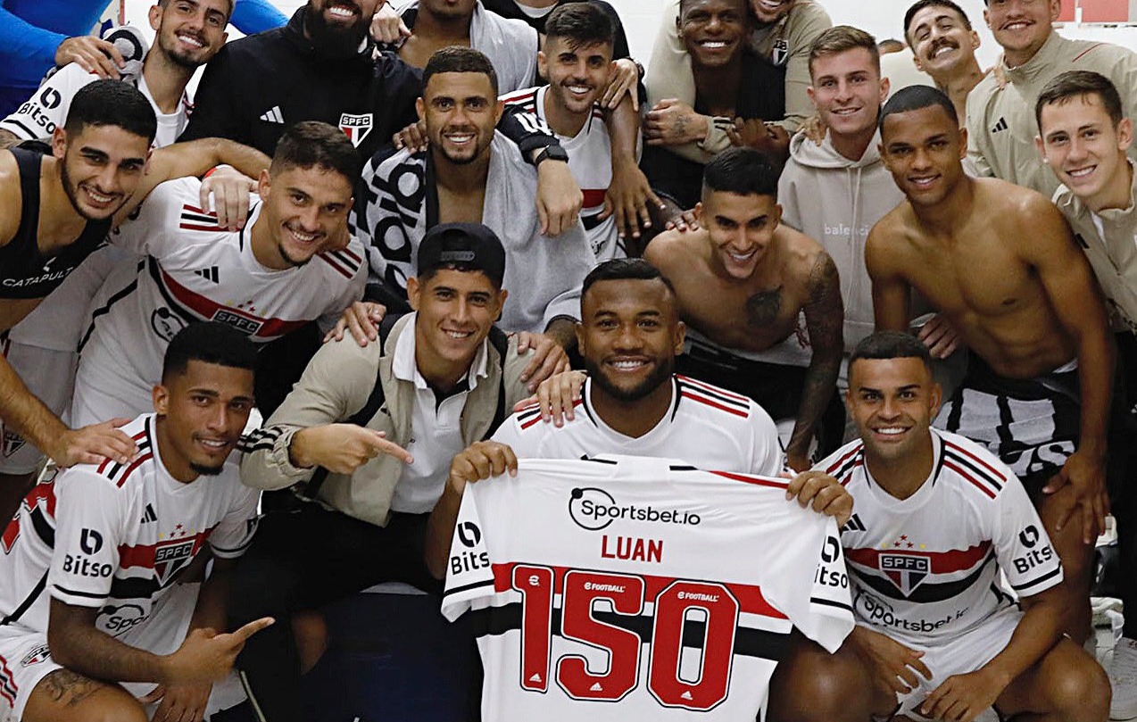 Luan se declara ao São Paulo após atingir 150 jogos pelo time: "Sempre ...