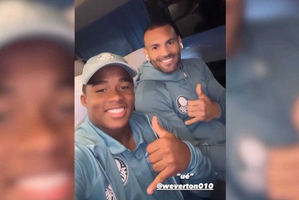 É vídeo! Endrick tira onda com Weverton em postagem no Instagram; veja ...