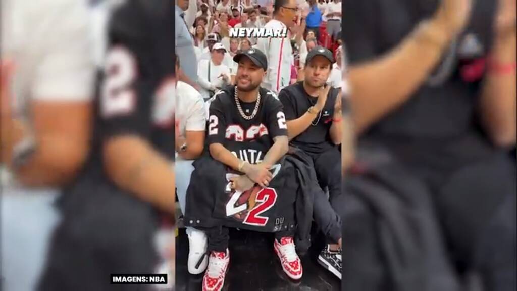 Neymar marca presença em final da NBA e torce para o Miami Heat ...