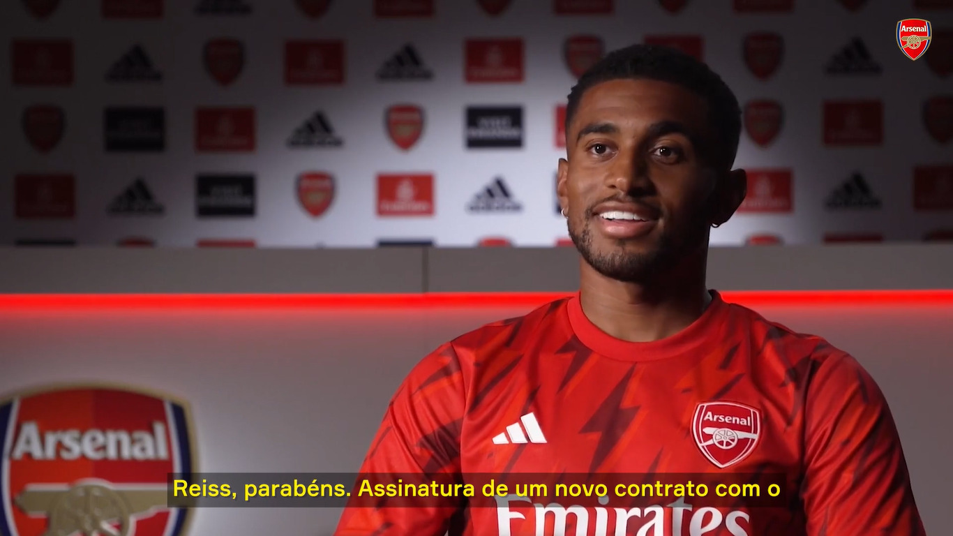 Reiss Nelson quer atingir outro nível após renovar com o Arsenal - Gazeta Esportiva